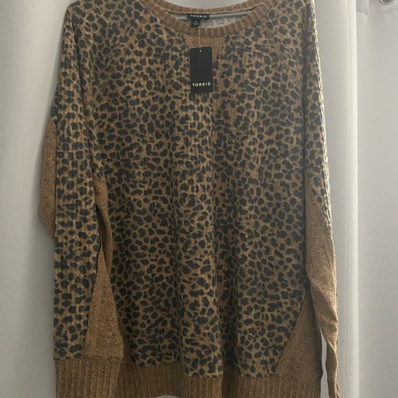 torrid | Sweaters | Torrid Leopard Sweaternwt | Poshmark